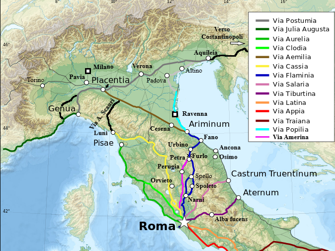 Episodio 71, via Flaminia – testo completo – Storia d'Italia